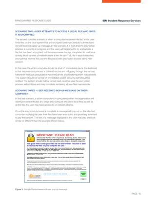 Ransomware Response Guide IBM INCIDENT RESPONSE SERVICES | PDF