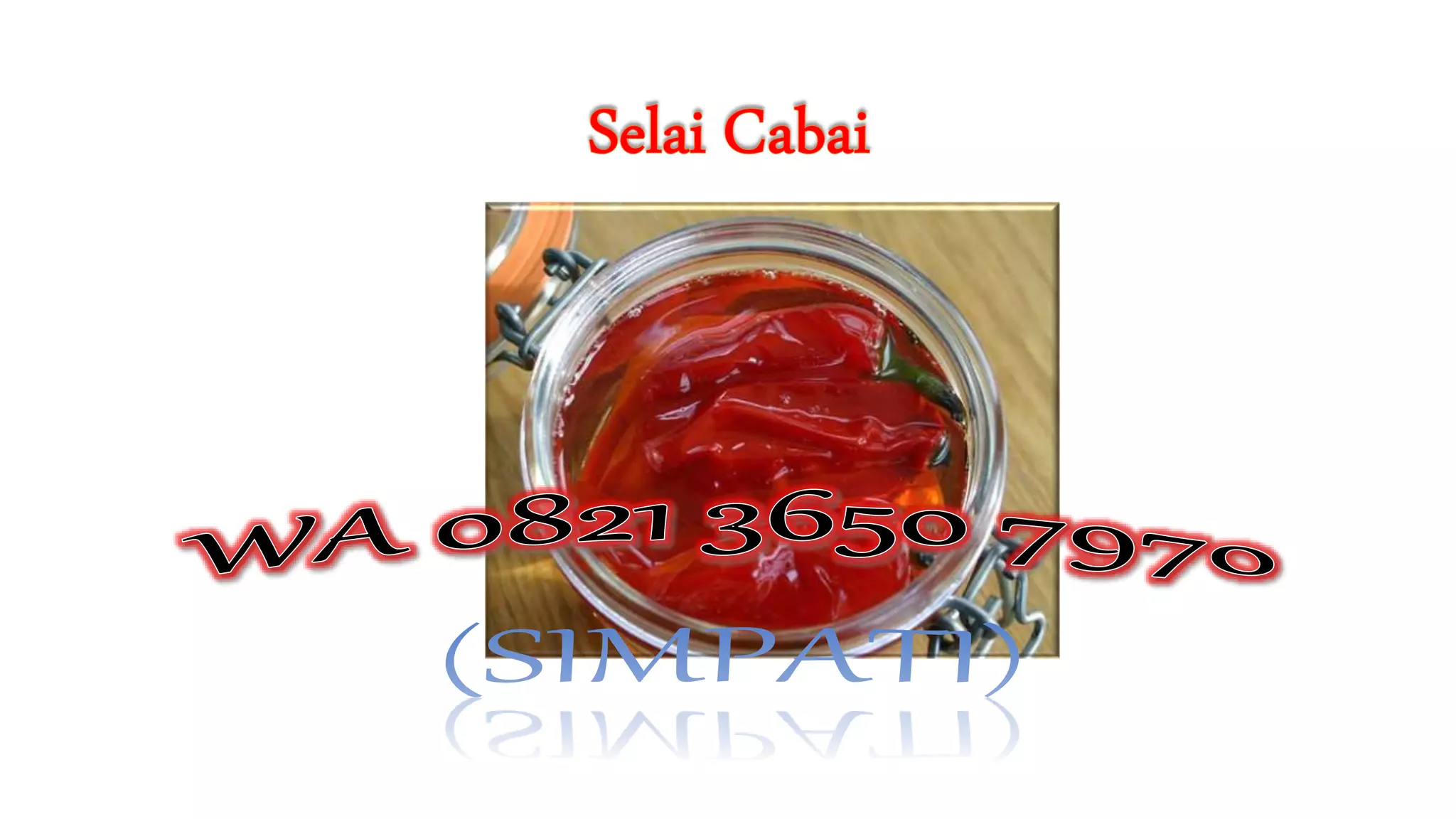 Selai cabai by nvd | PPTX