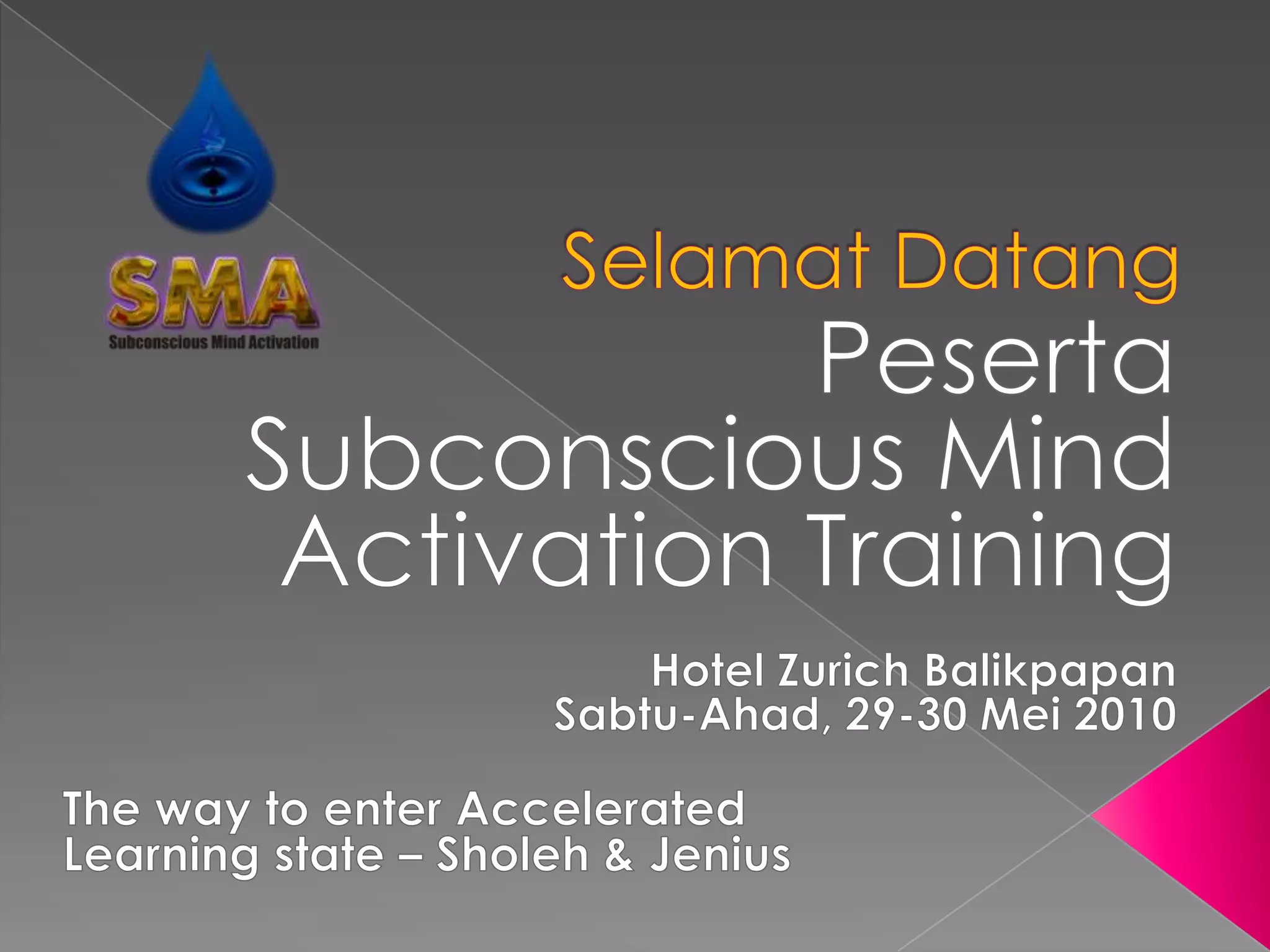 Welcome to SMA Training | PPSX