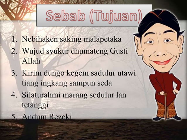 BAHASA JAWA UPACARA ADAT Selamatan (selametan) | PPTX