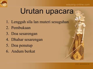 BAHASA JAWA UPACARA ADAT Selamatan (selametan) | PPTX