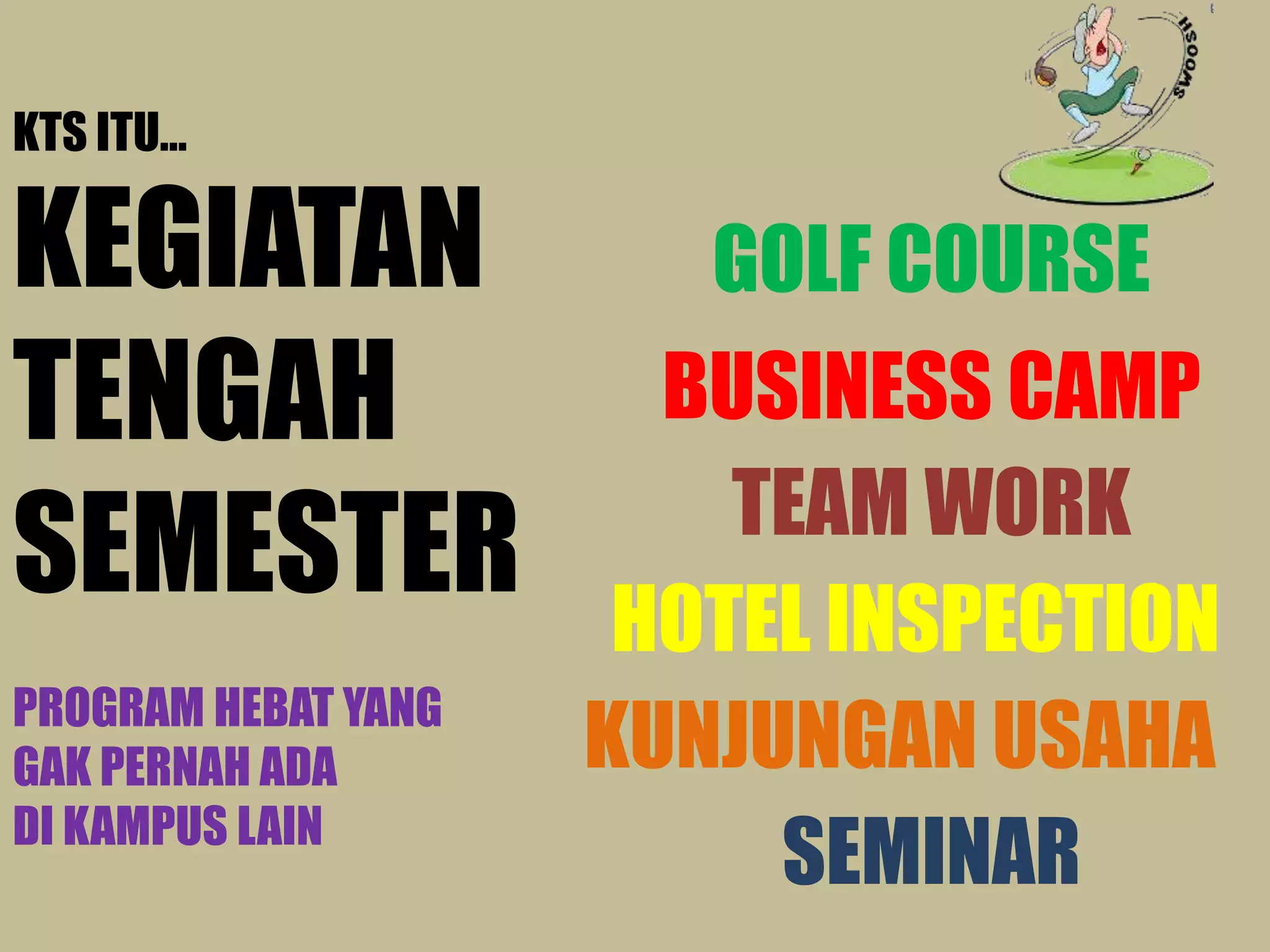 Selamat Bergabung di PROGRAM HEBAT Kampus DBI Bali. | PPT