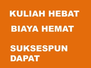 Selamat Bergabung di PROGRAM HEBAT Kampus DBI Bali. | PPTX