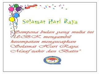 Selamat hari raya | PPT