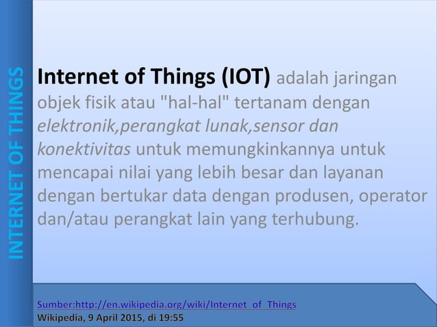 INTERNET OF THINGS | PPTX
