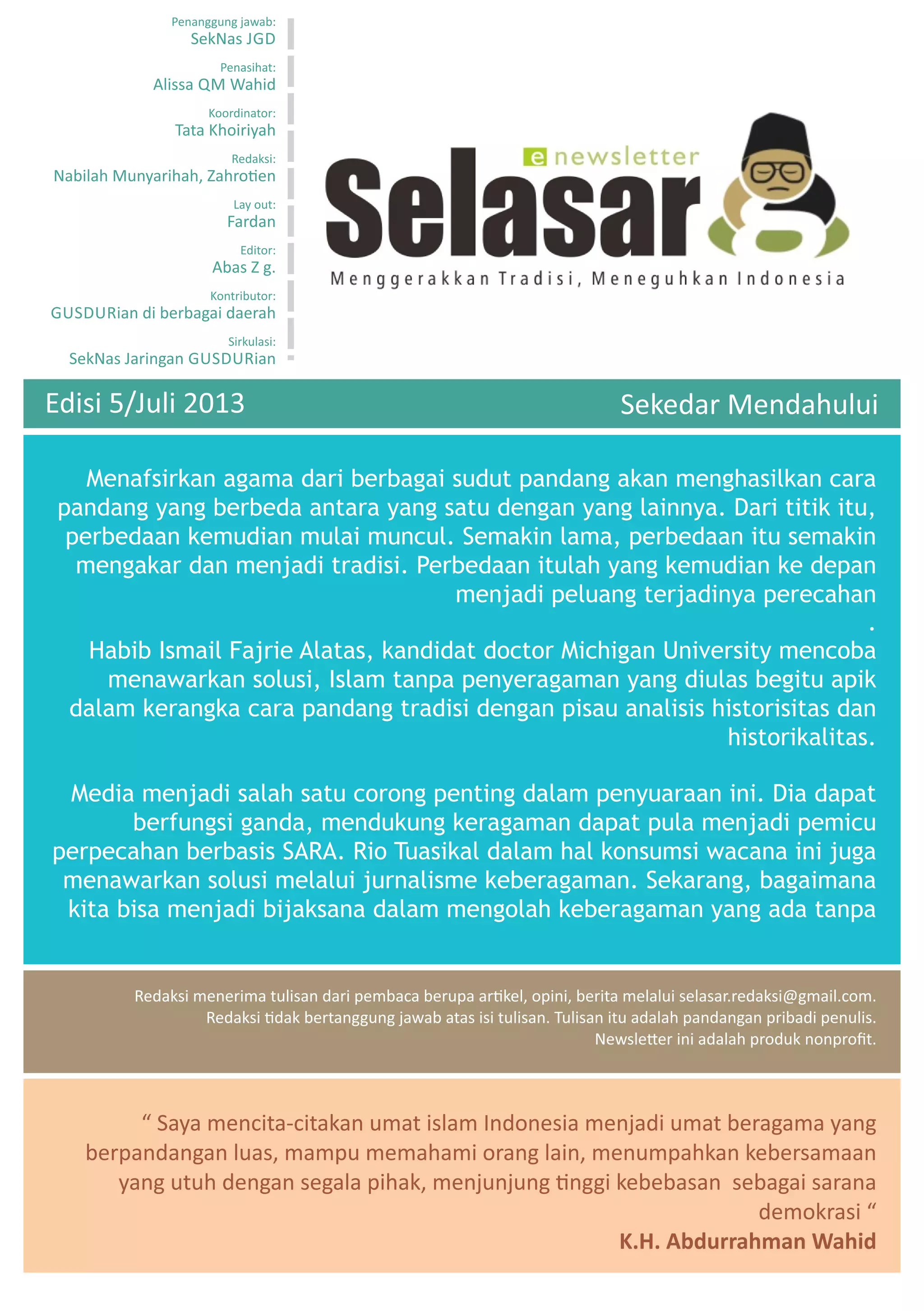 Selasar edisi 05 | PDF