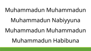 SLAID QASIDAH PUJIAN SELAWAT BADAR MUHAMMADUN.pptx