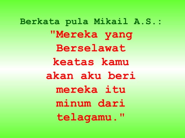 Selawat Ke Atas Rasulullah SAW | PPS