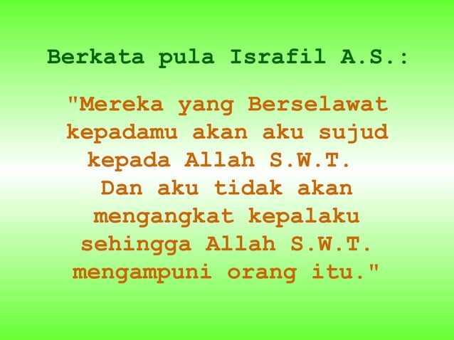 Selawat Ke Atas Rasulullah SAW | PPS