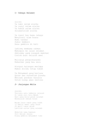 Selawat nabi | DOC