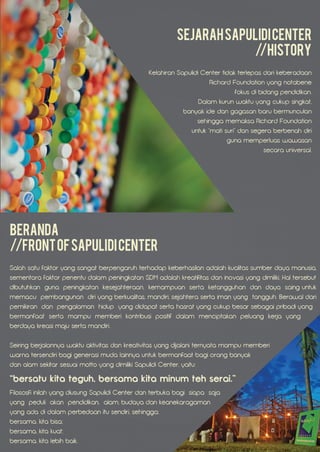 Selayang pandang Sapulidi Center | PDF