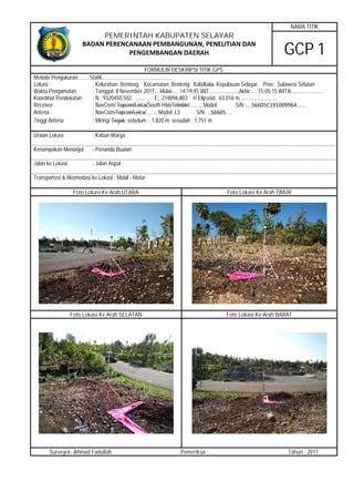 Selayar aptc gcp | PDF