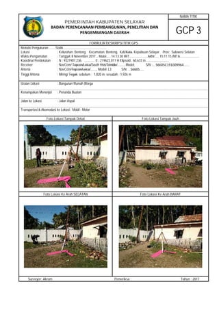 Selayar aptc gcp | PDF