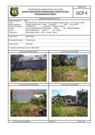 Selayar aptc gcp | PDF