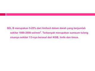 Sel b respon imun humoral | PPTX