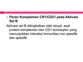 Sel b respon imun humoral | PPTX