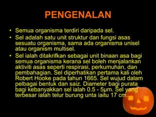 Sel benda hidup | PPTX