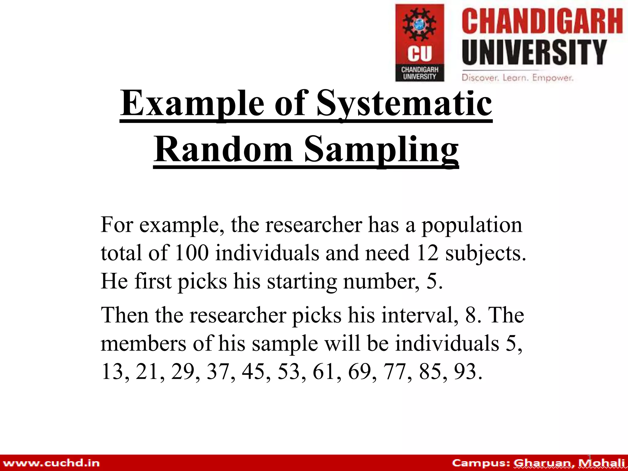 Probability Sampling and Types by Selbin Babu | PPTX