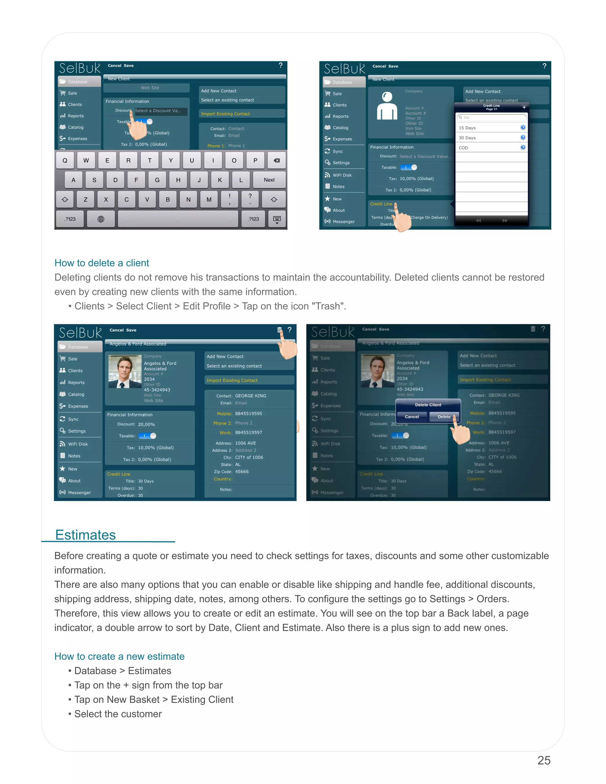 SelBuk User Guide - Ipad version | PDF