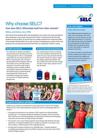 SELC English Language Centres - Sydney, Australia | PDF