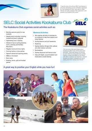 SELC English Language Centres - Sydney, Australia | PDF