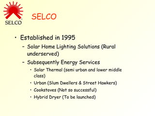 Selco Solar | PPT