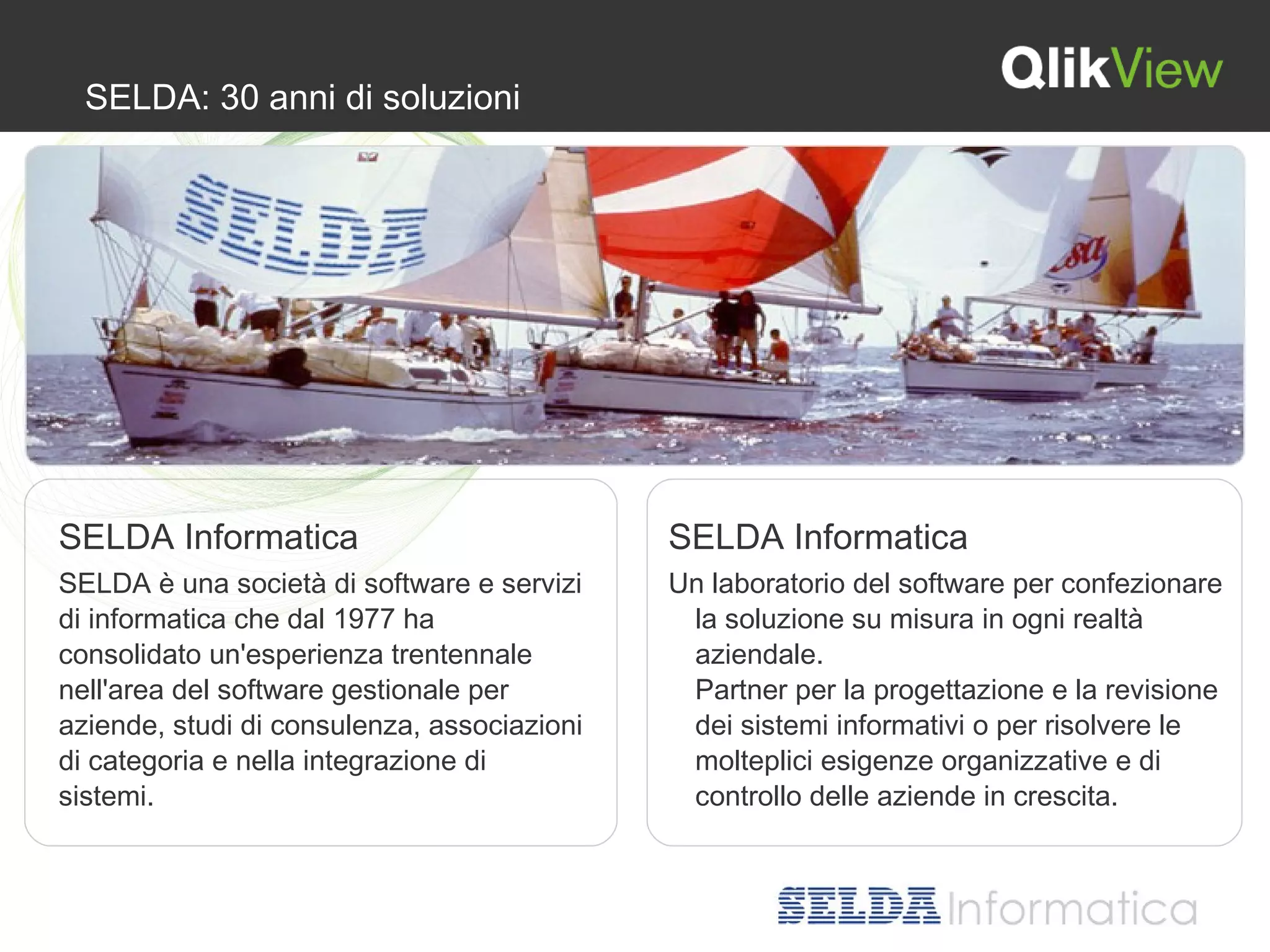 SELDA Informatica & QlikView | PPT