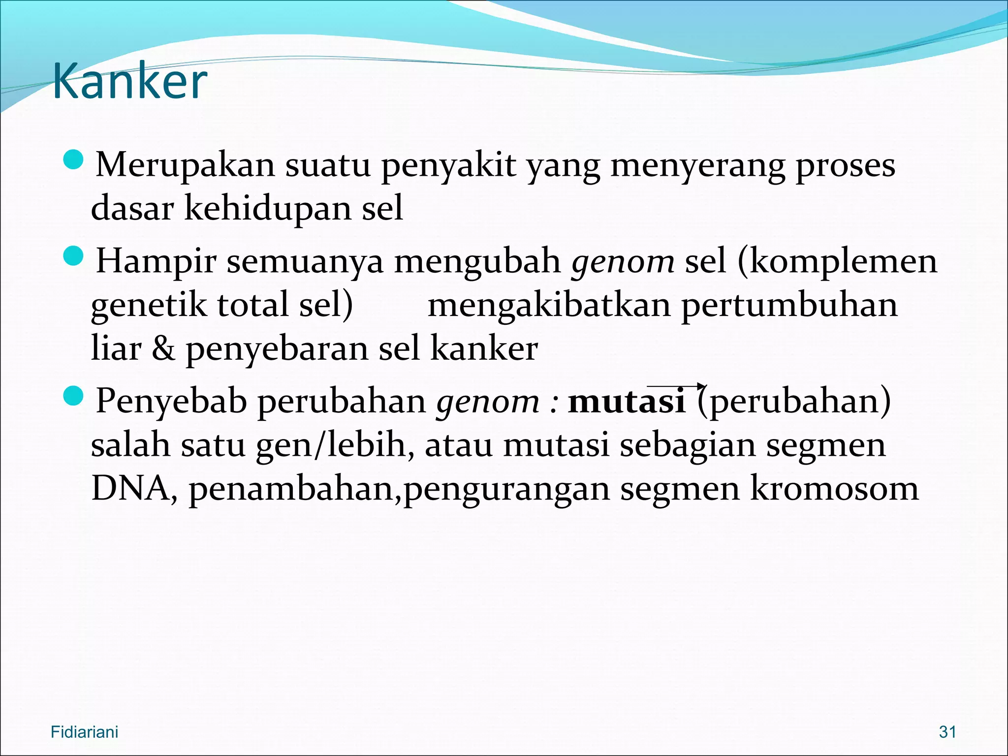 Sel dan genetika (modul sel dan genetika) | PPT