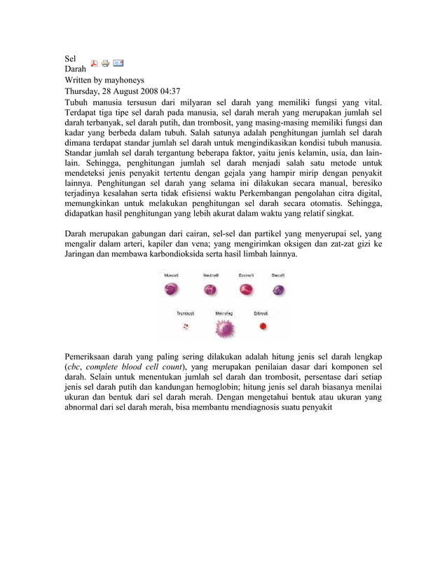 Sel darah | PDF