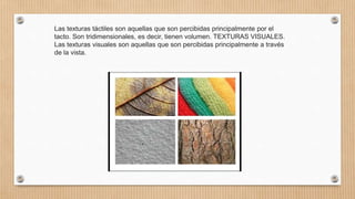 La textura | PPT