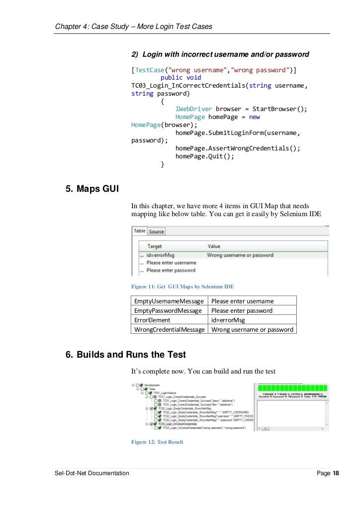 Sel dotnet documentation