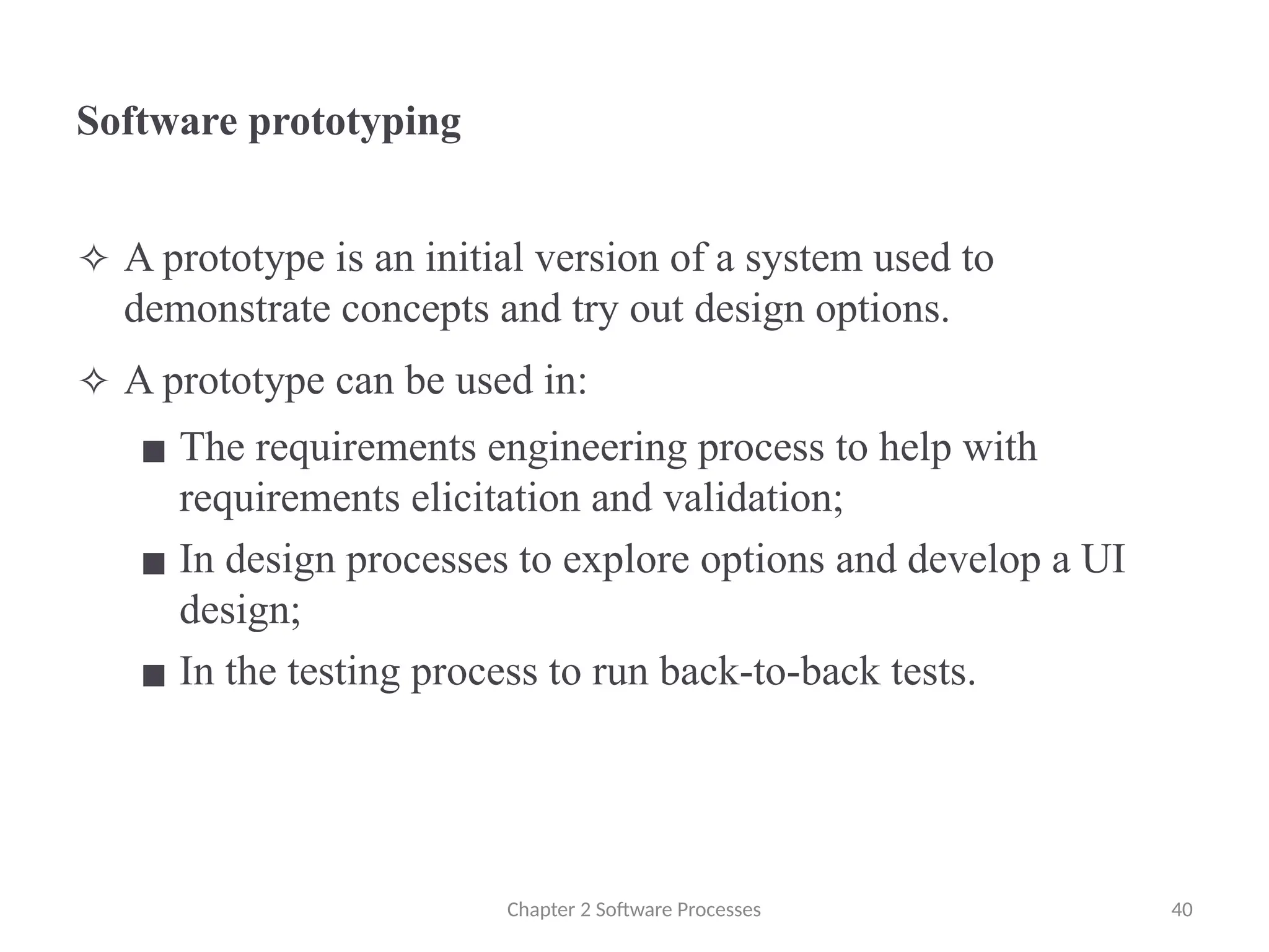 software process model is a structured framework used to guide the software development ...