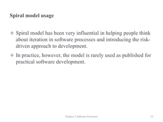 software process model is a structured framework used to guide the ...