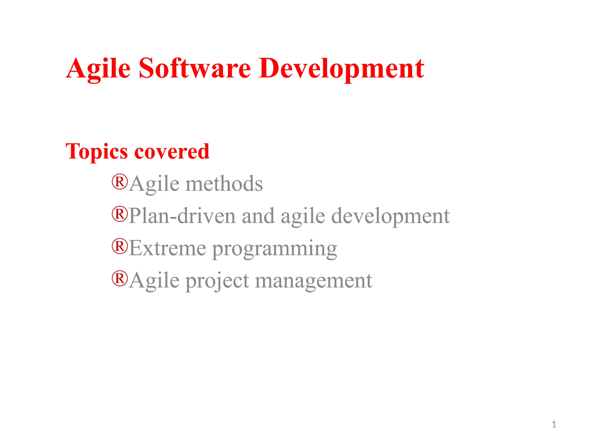 Agile is a flexible and iterative approach to software development that ...