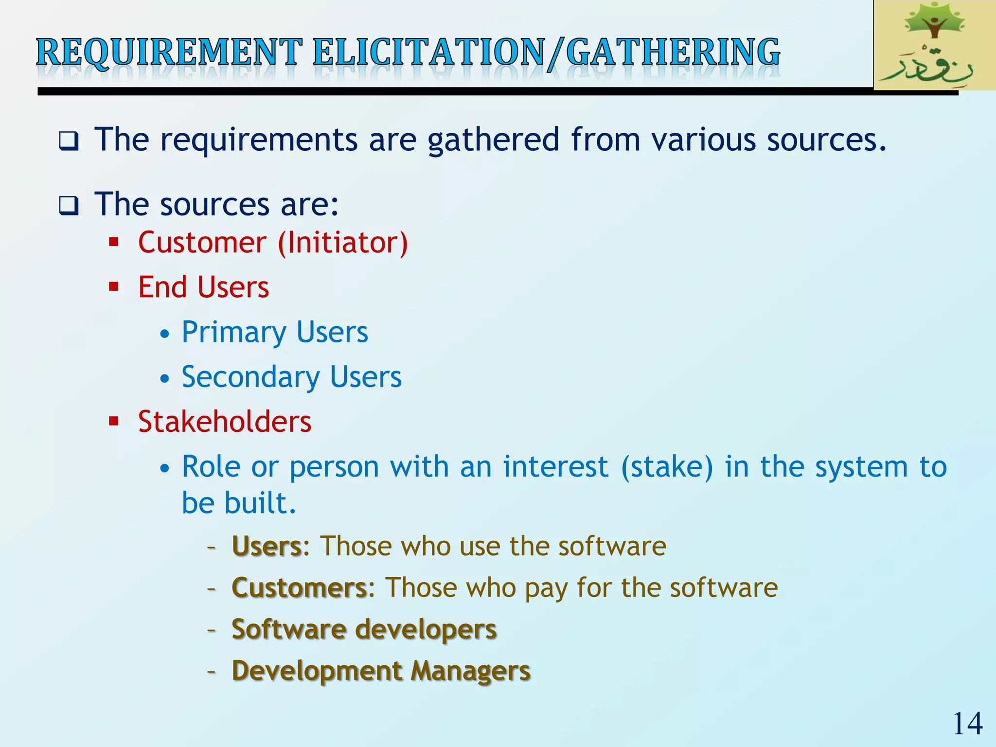 SE_Lec 03_Requirements Analysis and Specification | PDF