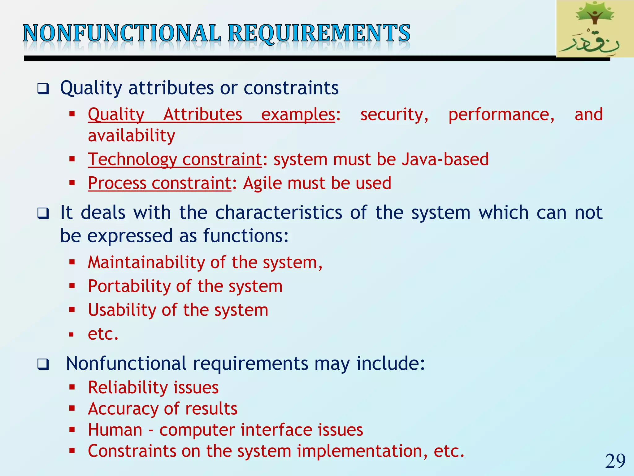 SE_Lec 03_Requirements Analysis and Specification | PDF