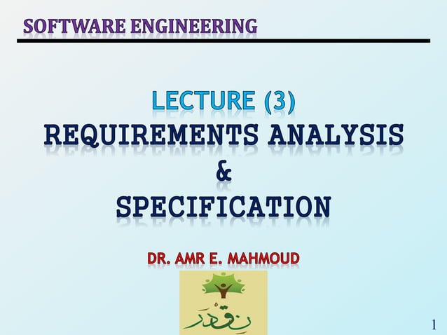 SE_Lec 03_Requirements Analysis and Specification | PDF | Operating Systems | Computer Software ...