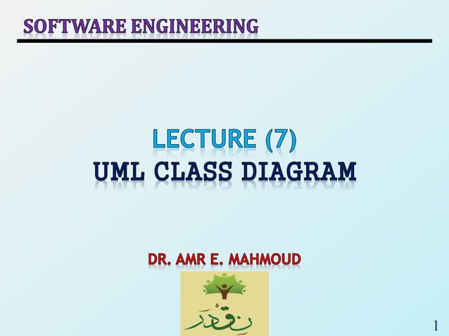 SE_Lec 07_UML CLASS DIAGRAM | PDF