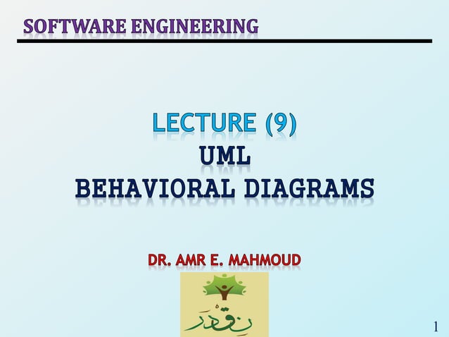 SE_Lec 09_ UML Behaviour Diagrams | PDF | Computing | Technology & Computing
