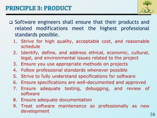 SE_Lec 10_ Software Code of Ethics | PPT