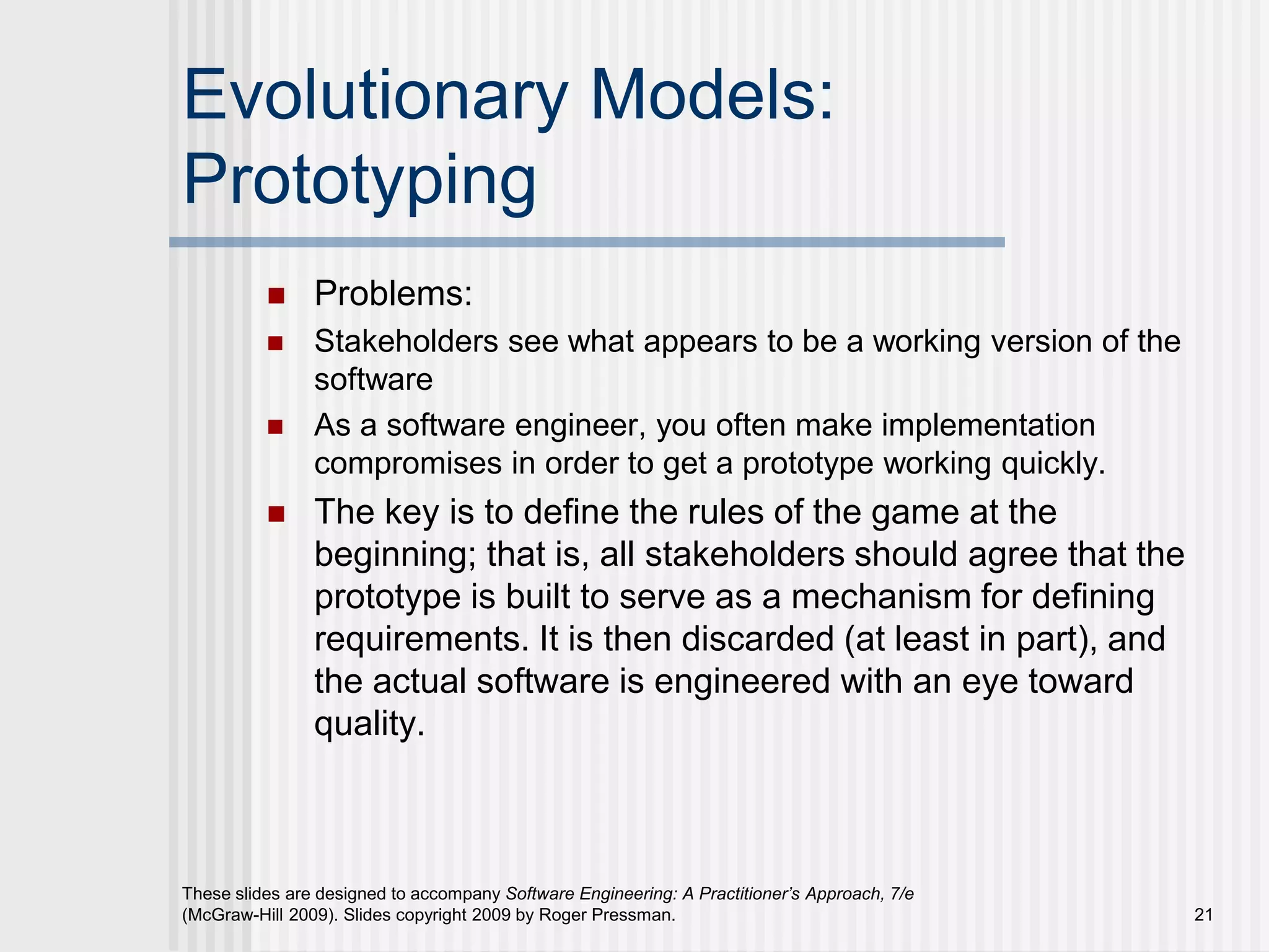 SE CHAPTER 2 PROCESS MODELS | PPT