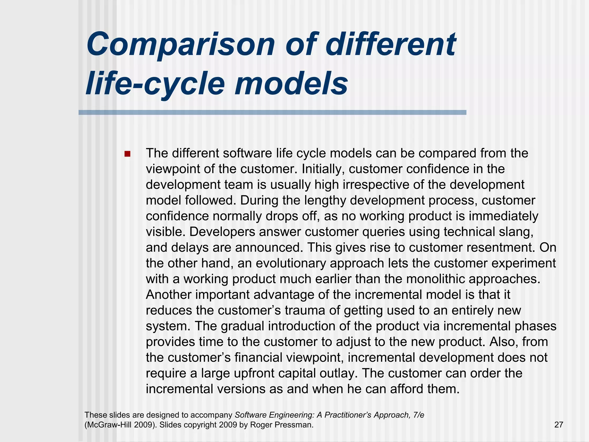 SE CHAPTER 2 PROCESS MODELS | PPT