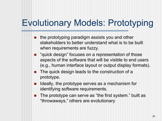 SE CHAPTER 2 PROCESS MODELS | PPT