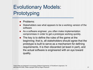 SE CHAPTER 2 PROCESS MODELS | PPT