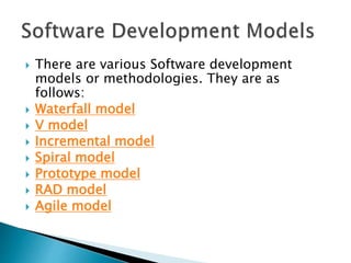 Introduction to Software Engineering | PPT