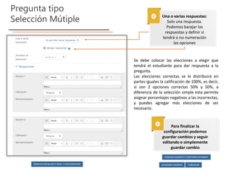 Pregunta tipo seleccion multiple | PPTX