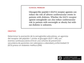 Ensayo clínico SELECT, Semaglutide y resultados cardiovasculares.pdf