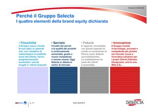 Selecta Company Overview | PPTX | Business | Business and Finance