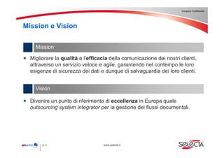 Selecta Company Overview | PPTX | Business | Business and Finance