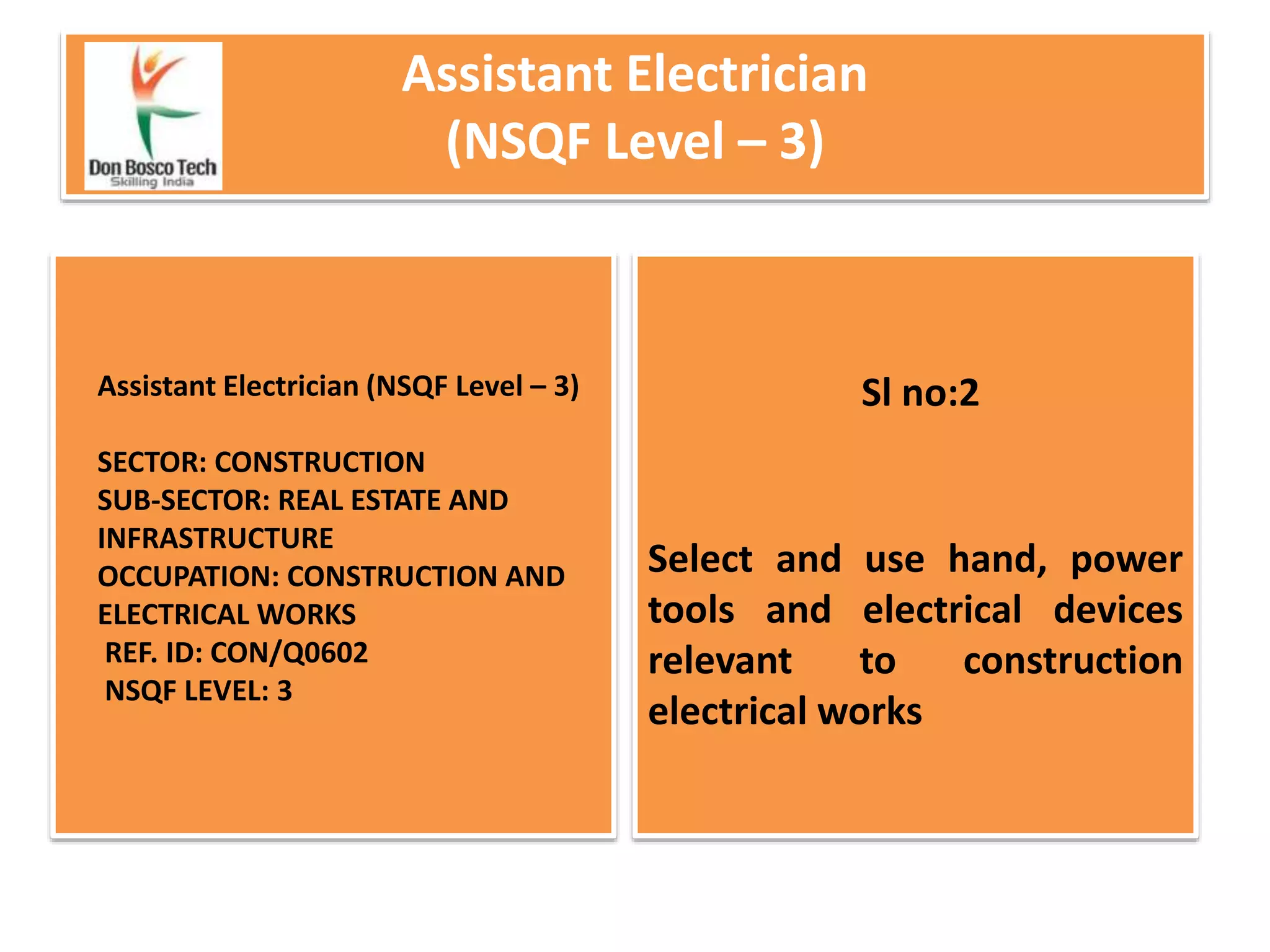 Electrician Hand Tools | PPT